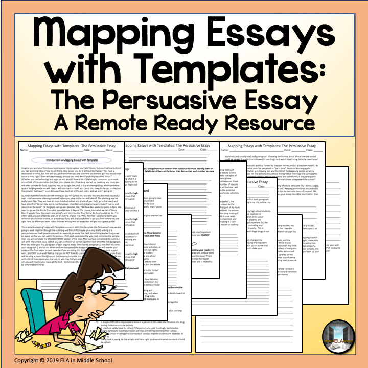 Mapping Essays with Templates: The Persuasive Essay Remote Ready Resource