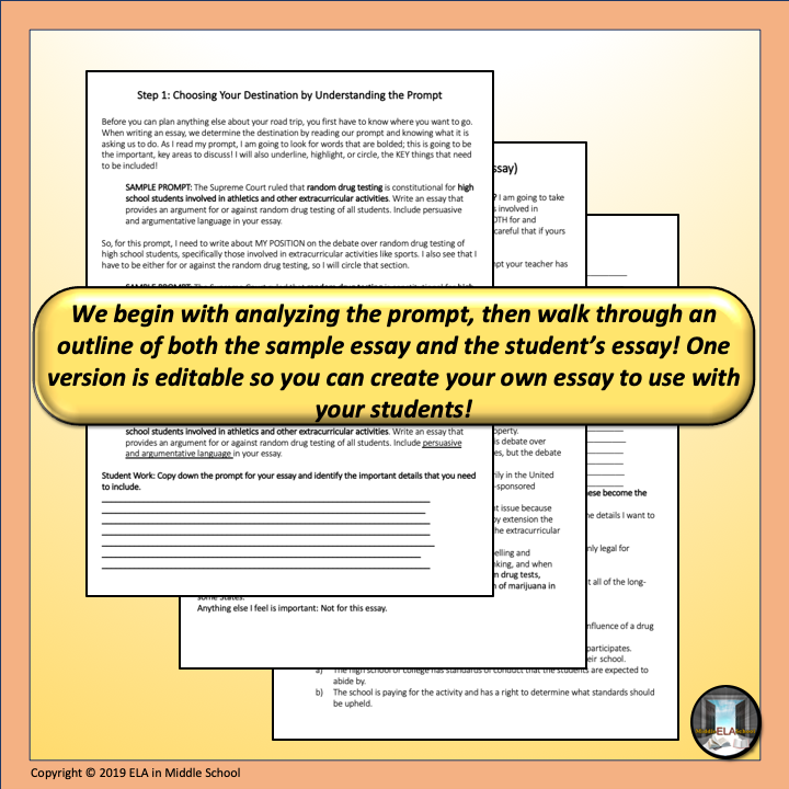 Mapping Essays with Templates: The Persuasive Essay Remote Ready Resource