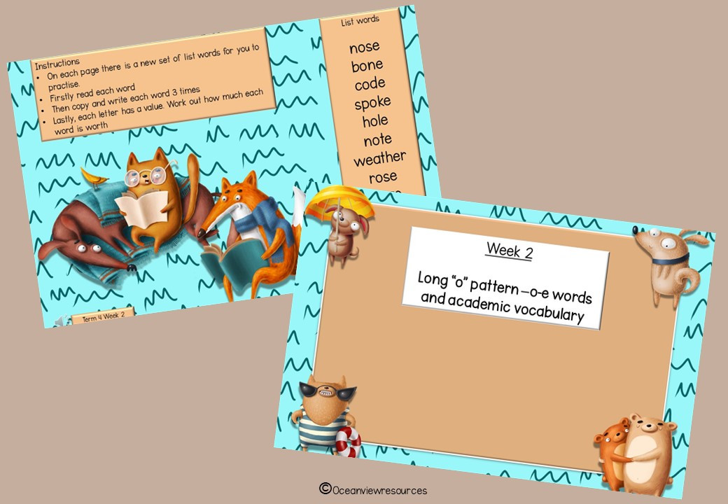 Spelling Term 4 Grade 1 - Amped Up Learning