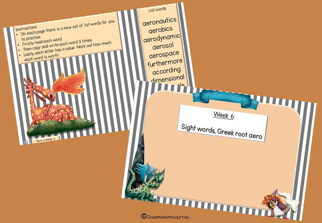 Spelling Term 4 Grade 5 - Amped Up Learning