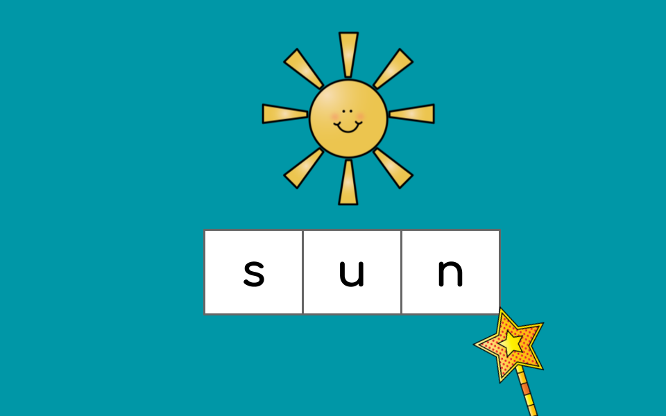 Distance Learning CVC Word Chain Google Slides (Remote Ready Resource)