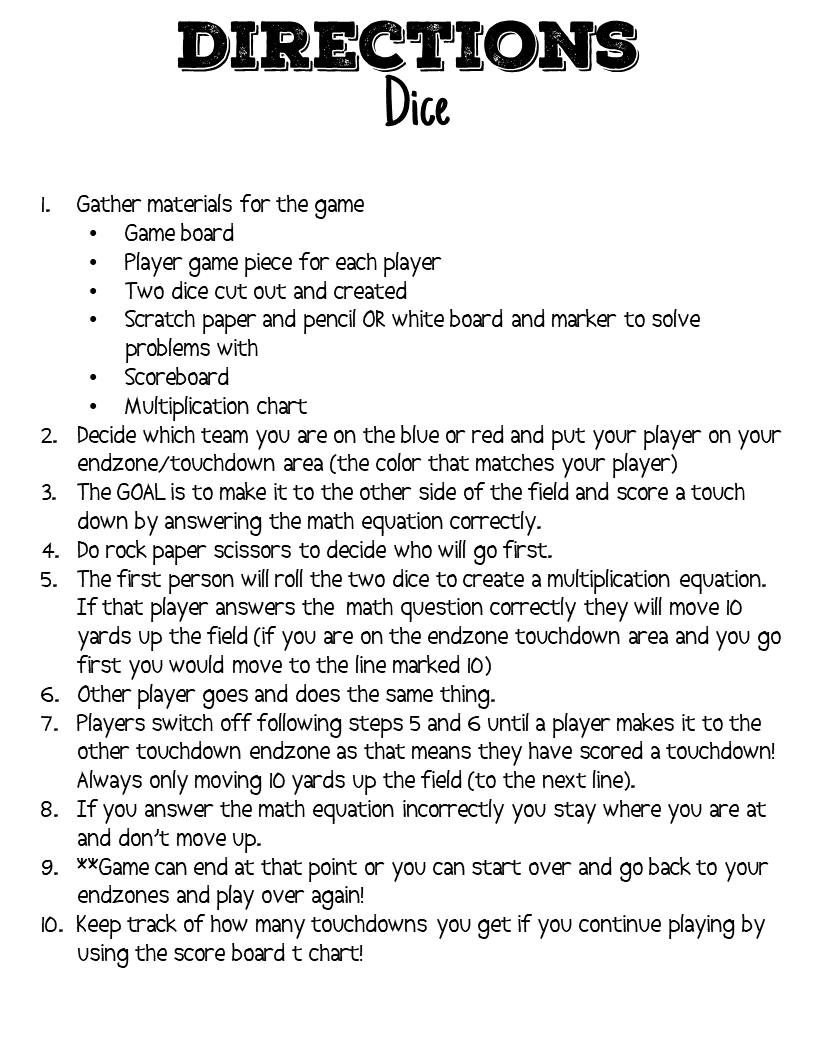 Touchdown Multiplication (Remote Ready, Face to Face Ready) - Amped Up ...