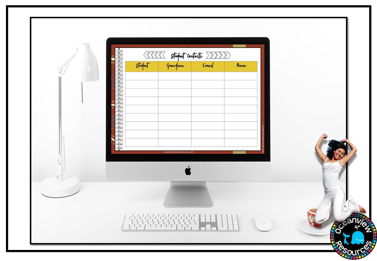 Daybook Planner for Teachers-OCHRE DESIGN - Amped Up Learning