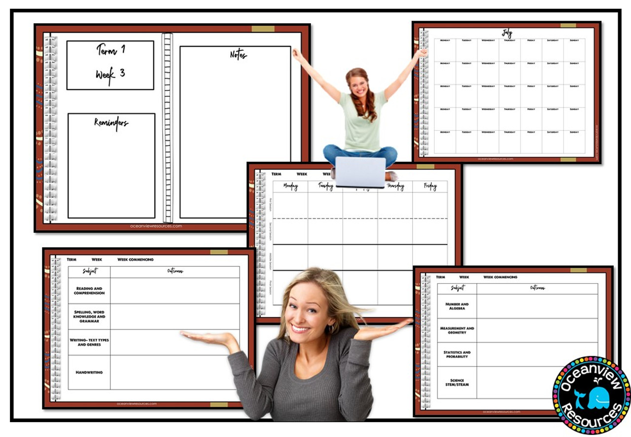 Daybook Planner for Teachers-OCHRE DESIGN - Amped Up Learning