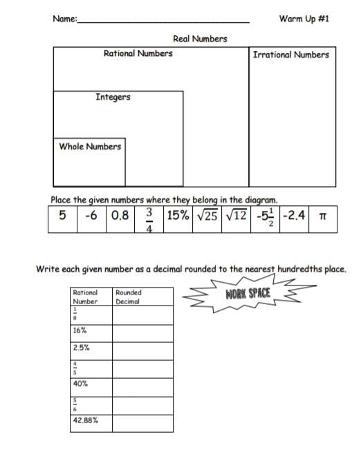 7th Grade Warm-ups - Set 5 - Amped Up Learning