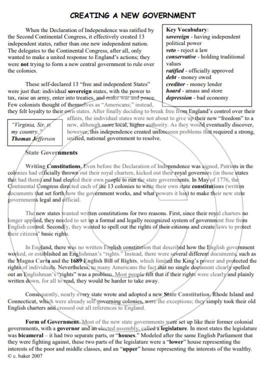 The Constitution and Bill of Rights unit bundle, including text - Amped ...