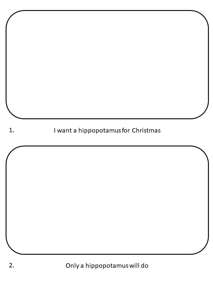 FREE Doodle Video Project: I Want a Hippopotamus for Christmas Song