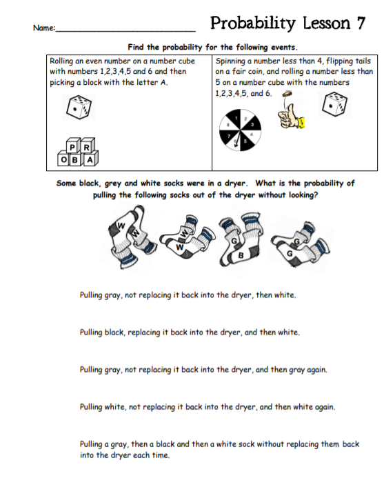 Probability Assignments - Amped Up Learning