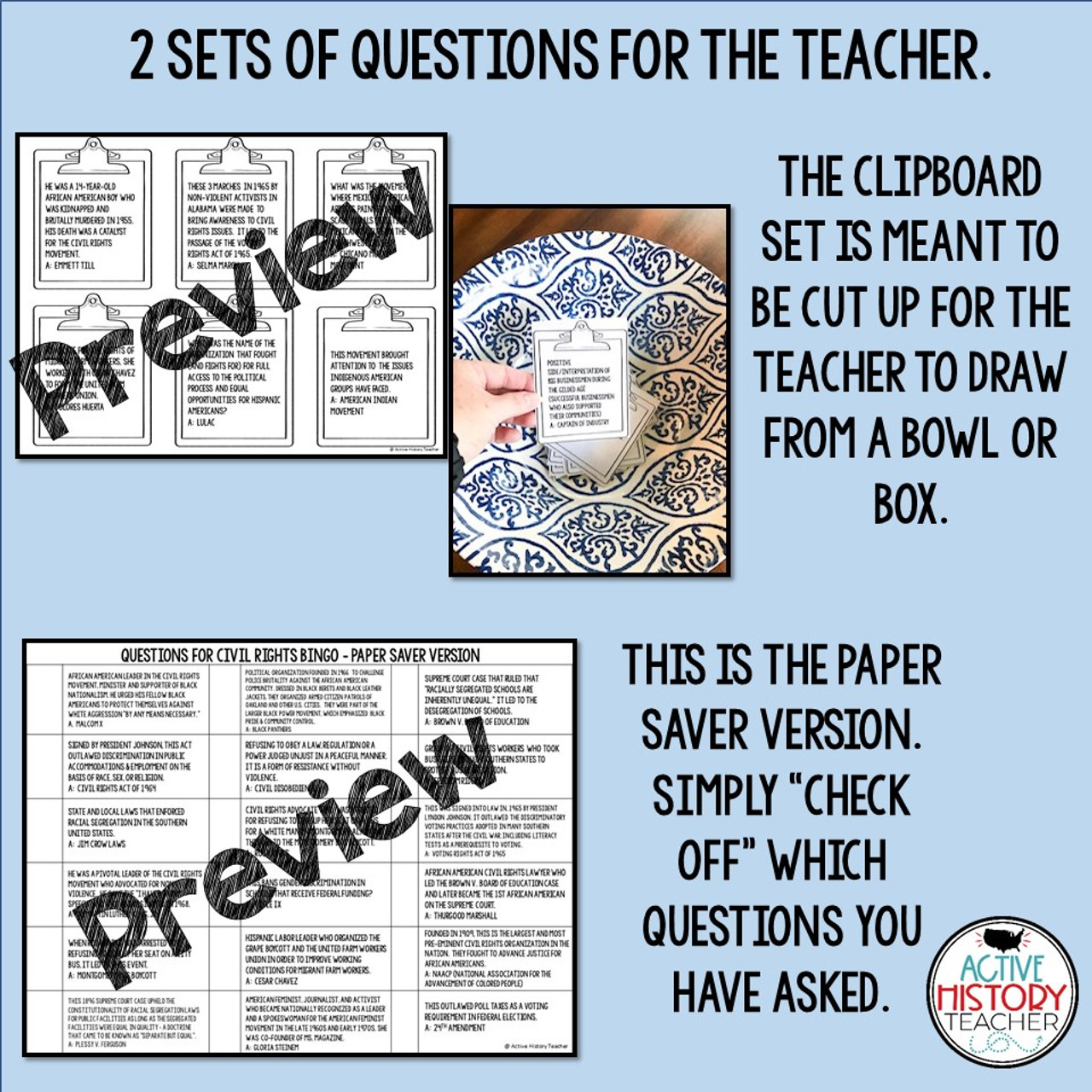 Civil Rights Bingo - Amped Up Learning