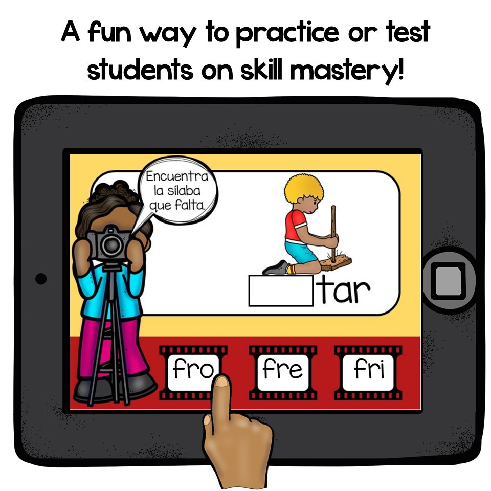 BOOM Cards Sílabas trabadas Fr (fra, fre, fri, fro and fru)- Distance ...