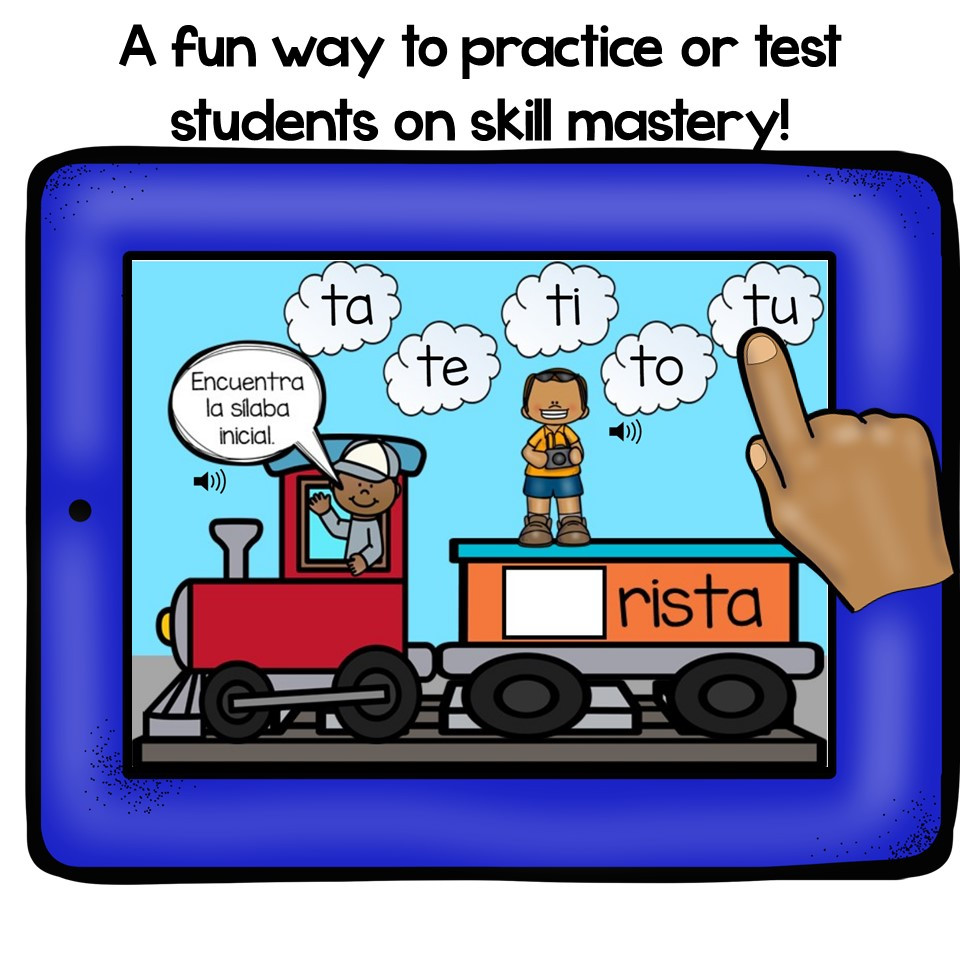 BOOM Cards Sílabas iniciales-ta, te, ti, to, tu (Distance Learning)