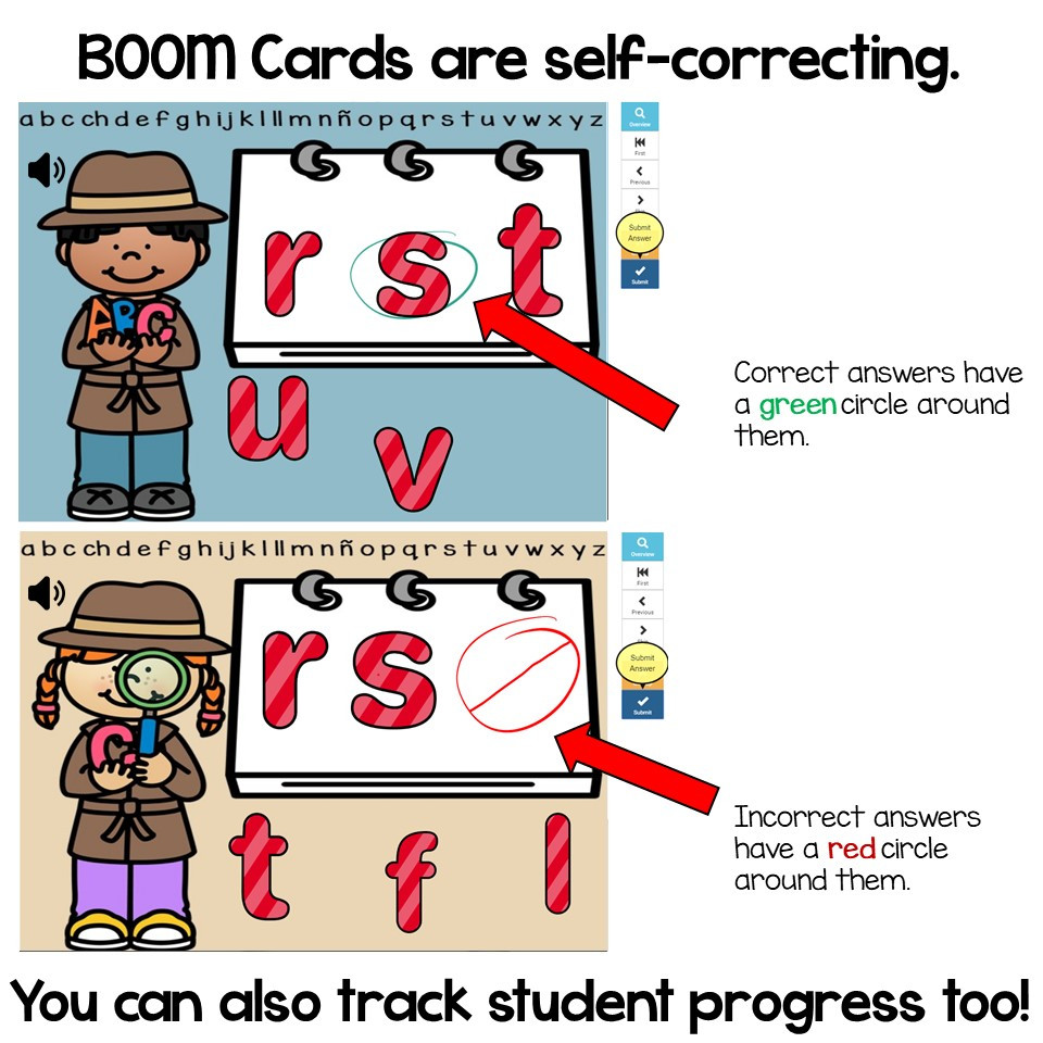 BOOM Cards Letter Order in Spanish-Ordena el abecedario (Distance ...