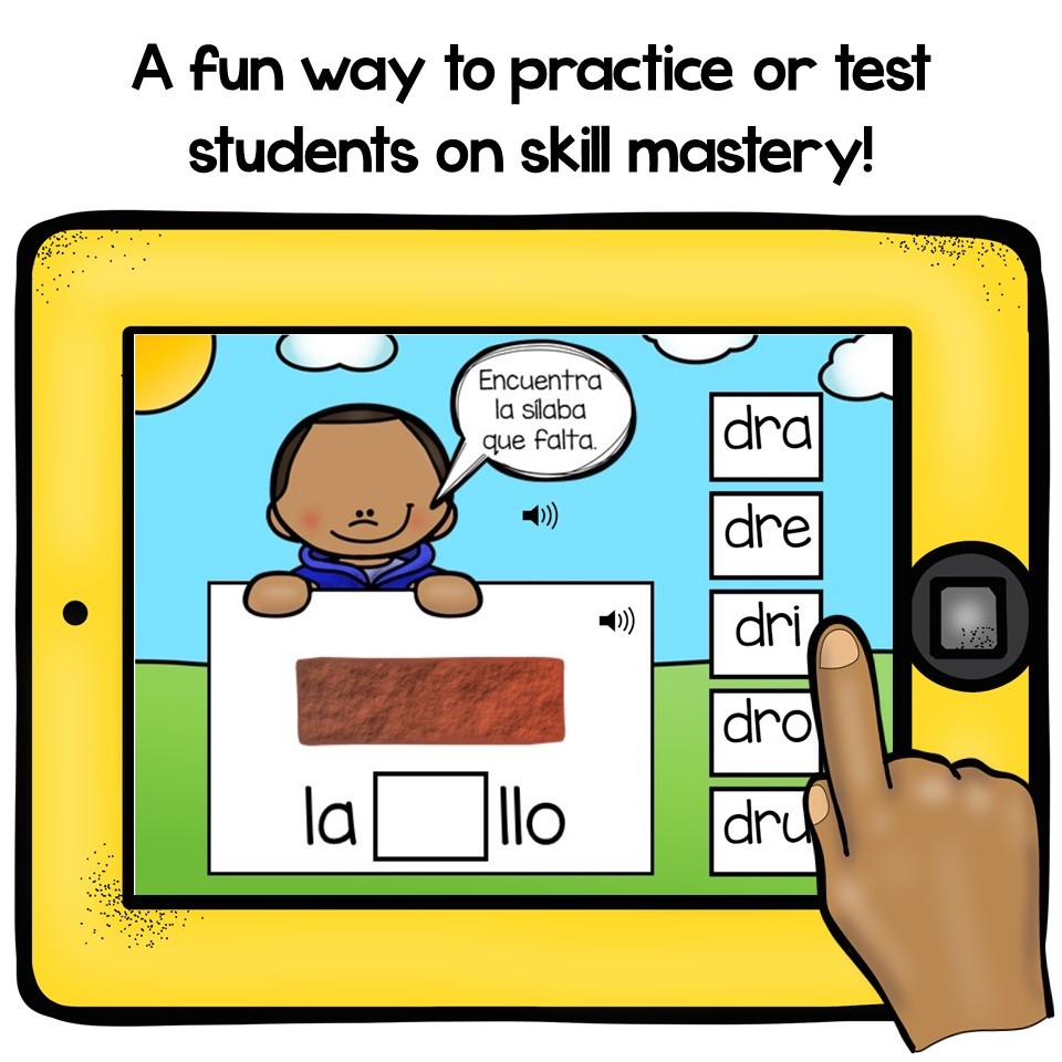 BOOM Cards Sílabas trabadas Dr (dra, dre, dri, dro and dru)- Distance ...