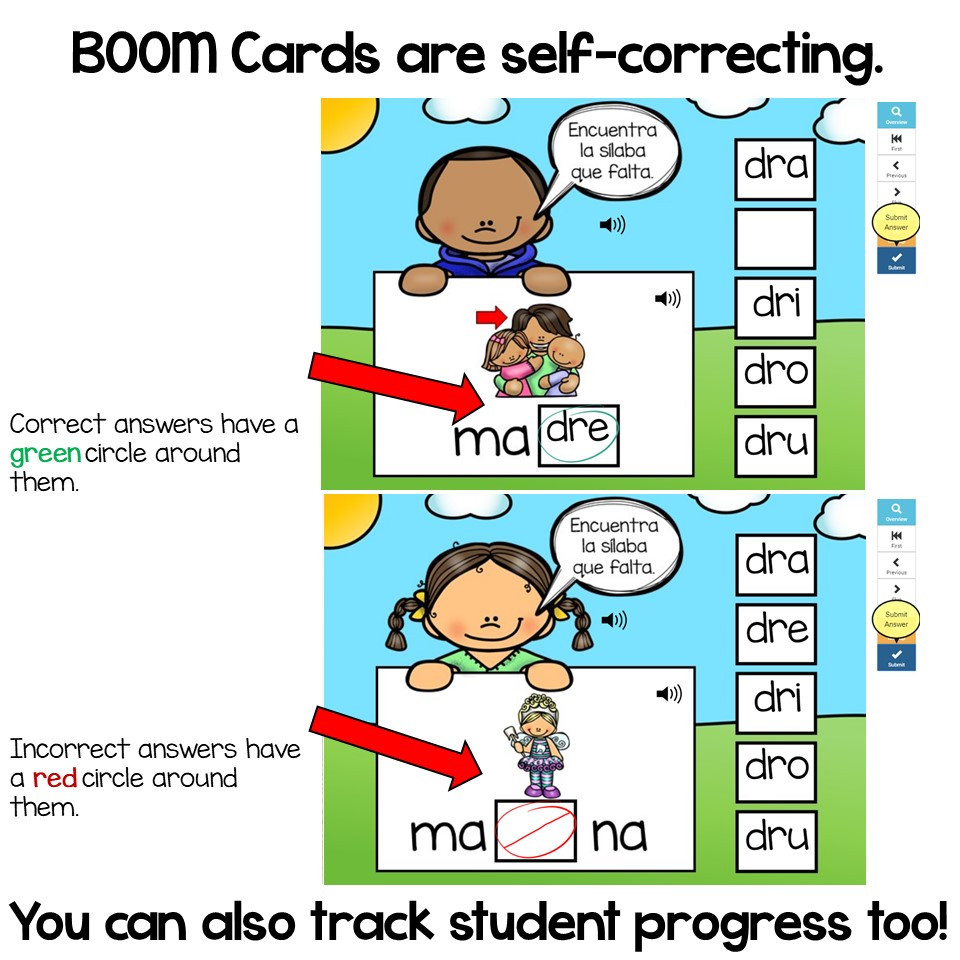 BOOM Cards Sílabas trabadas Dr (dra, dre, dri, dro and dru)- Distance ...