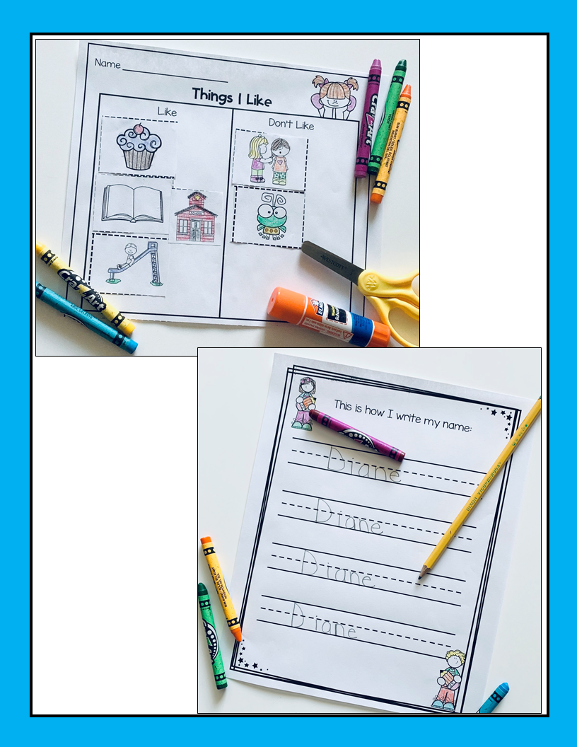 All About Me Activity Pack - Amped Up Learning