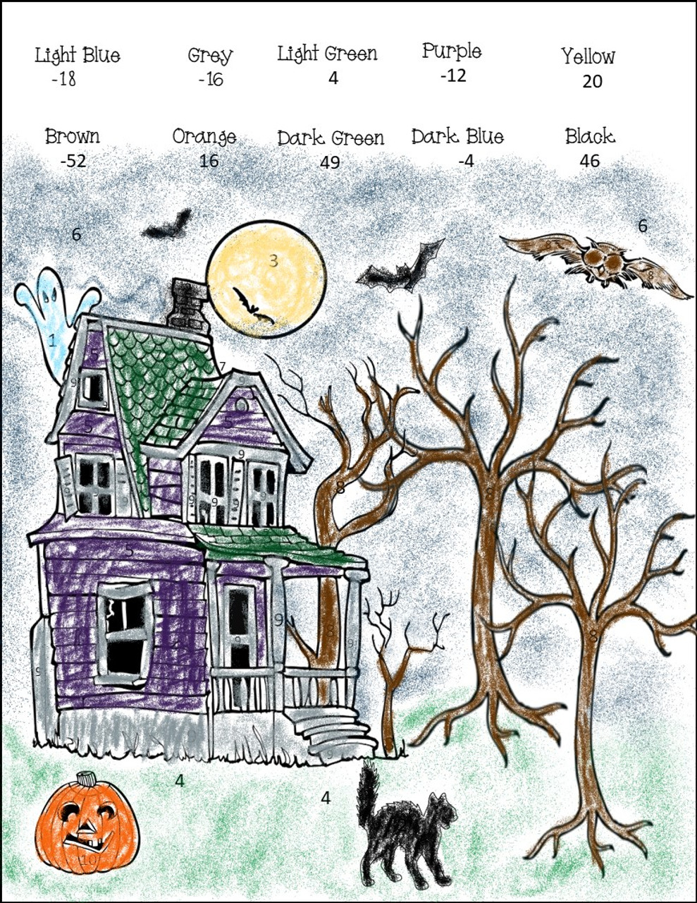 Halloween One Step Equations Coloring Activity - Amped Up Learning