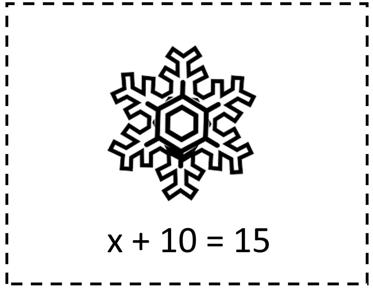 One Step Equations Winter Scavenger Hunt - Amped Up Learning