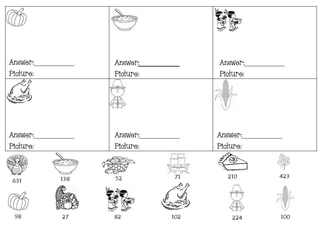 Thanksgiving Order of Operations Scavenger Hunt Activity - Amped Up ...
