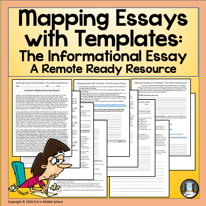 Mapping Essays with Templates: The Informational Essay Remote Ready ...
