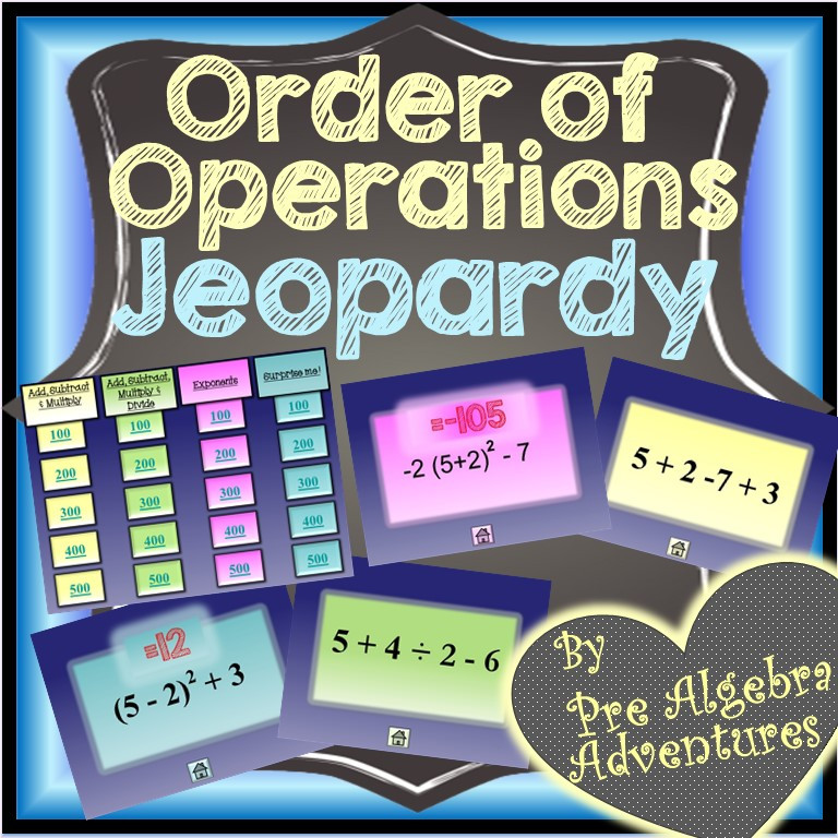 Order of Operations 6 Activity Bundle - Amped Up Learning