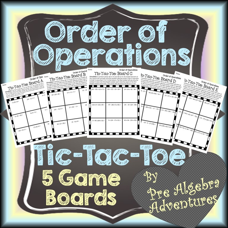 Order of Operations 6 Activity Bundle - Amped Up Learning