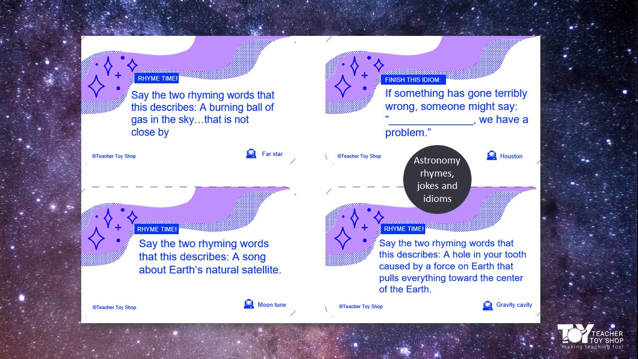 Printable Space Board Game | Distance Learning