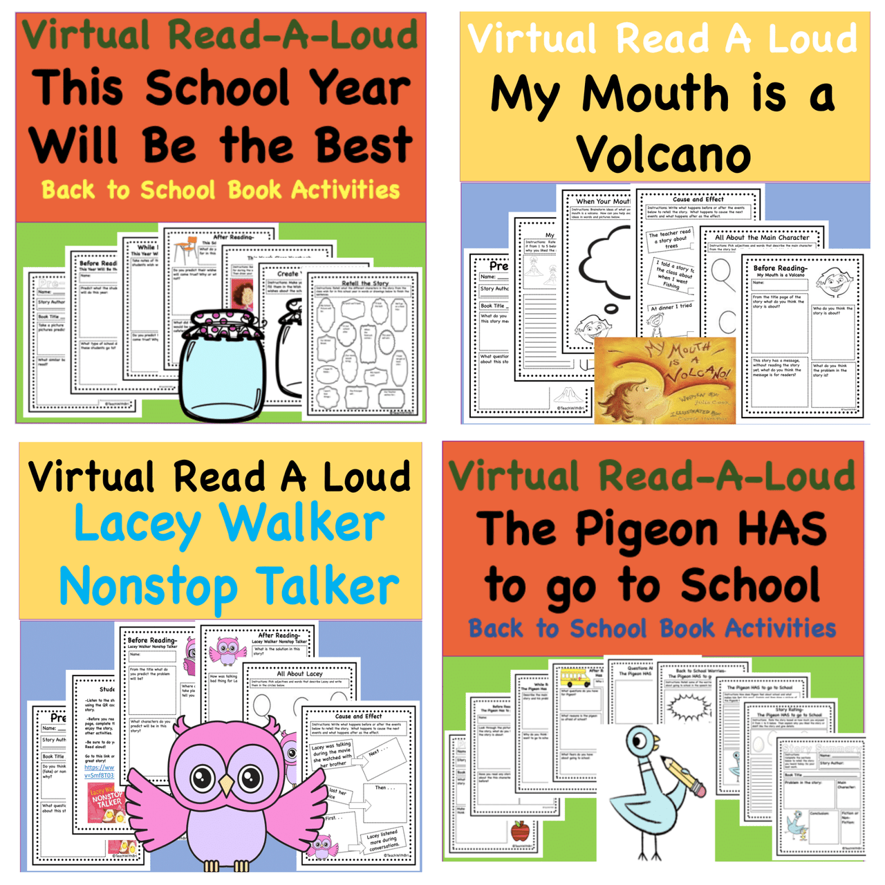 Discount Bundle Back to School Virtual Read-A-Louds
