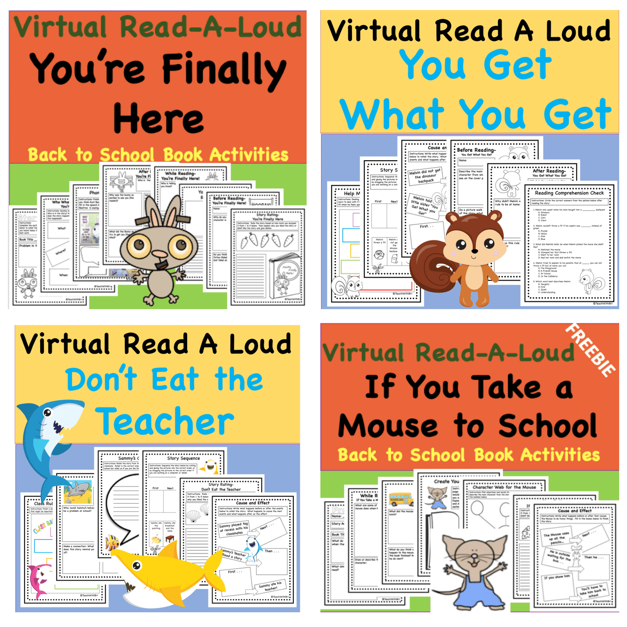 Discount Bundle Back to School Virtual Read-A-Louds