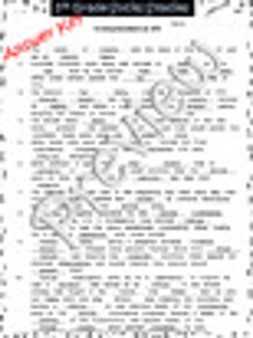 Independence Cloze/Fill In Blank#5~Social Studies Weekly~NO PREP