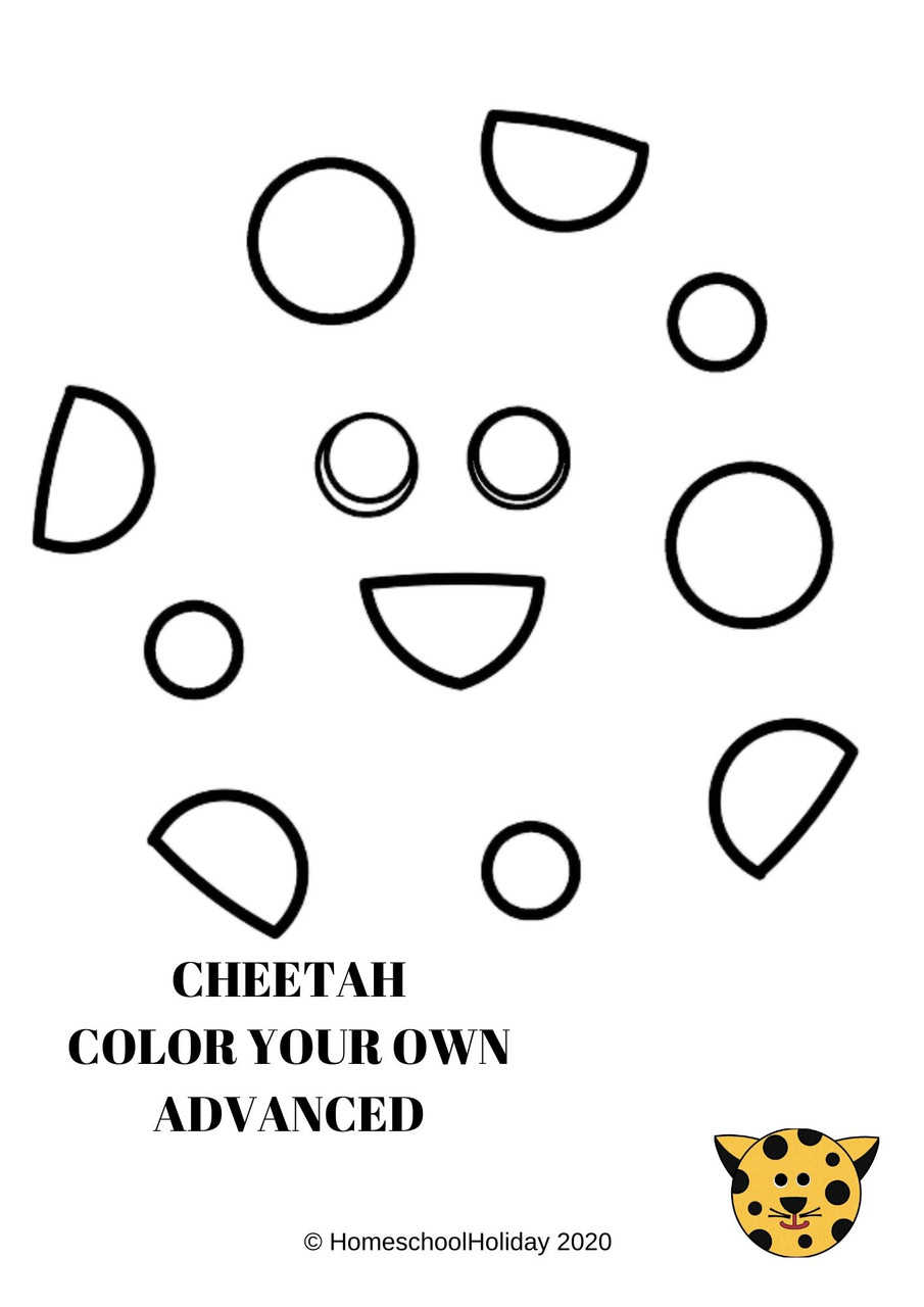 Cheetah Paper Plate Animal Craft Paper & DIGITAL version ...