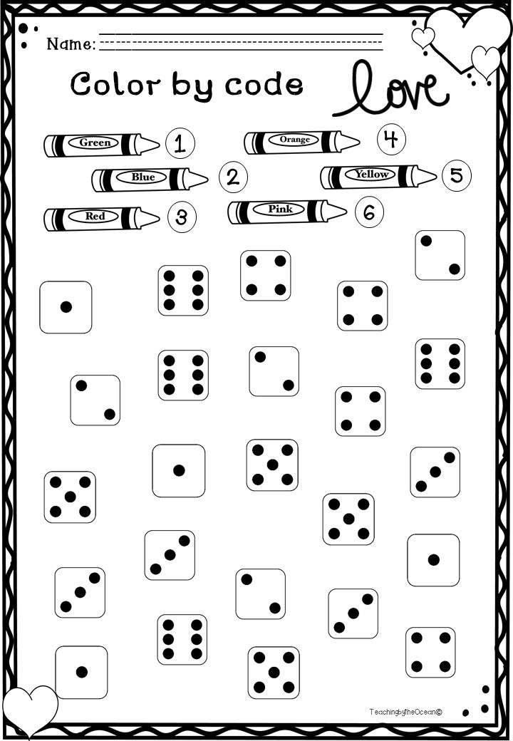 Kindergarten Math NO PREP - Valentine's - Amped Up Learning