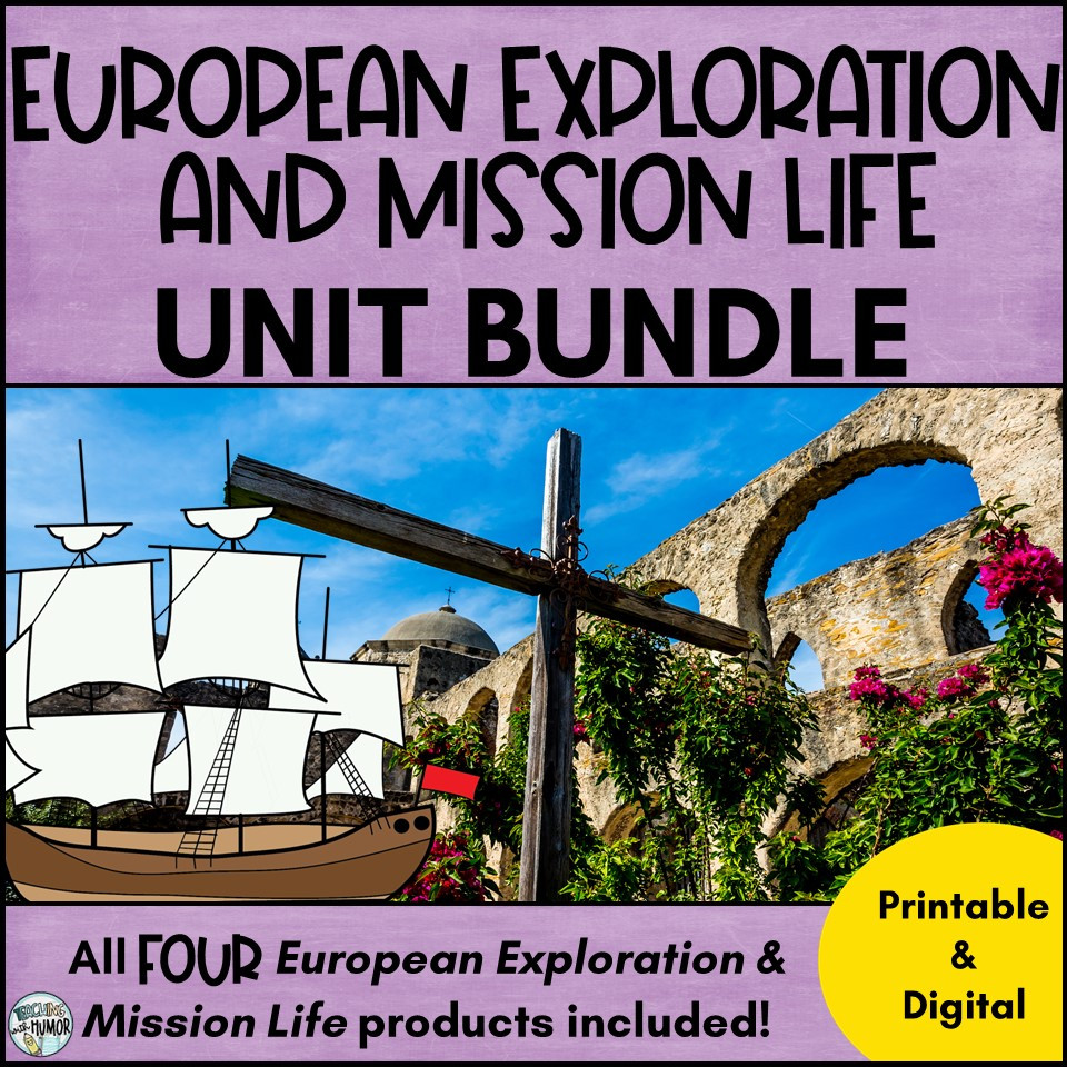 European Exploration and Mission Life (in Texas) **BUNDLE** - Amped Up ...