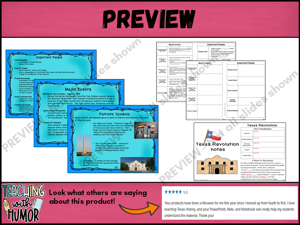 Texas Revolution ***BUNDLE*** - Amped Up Learning