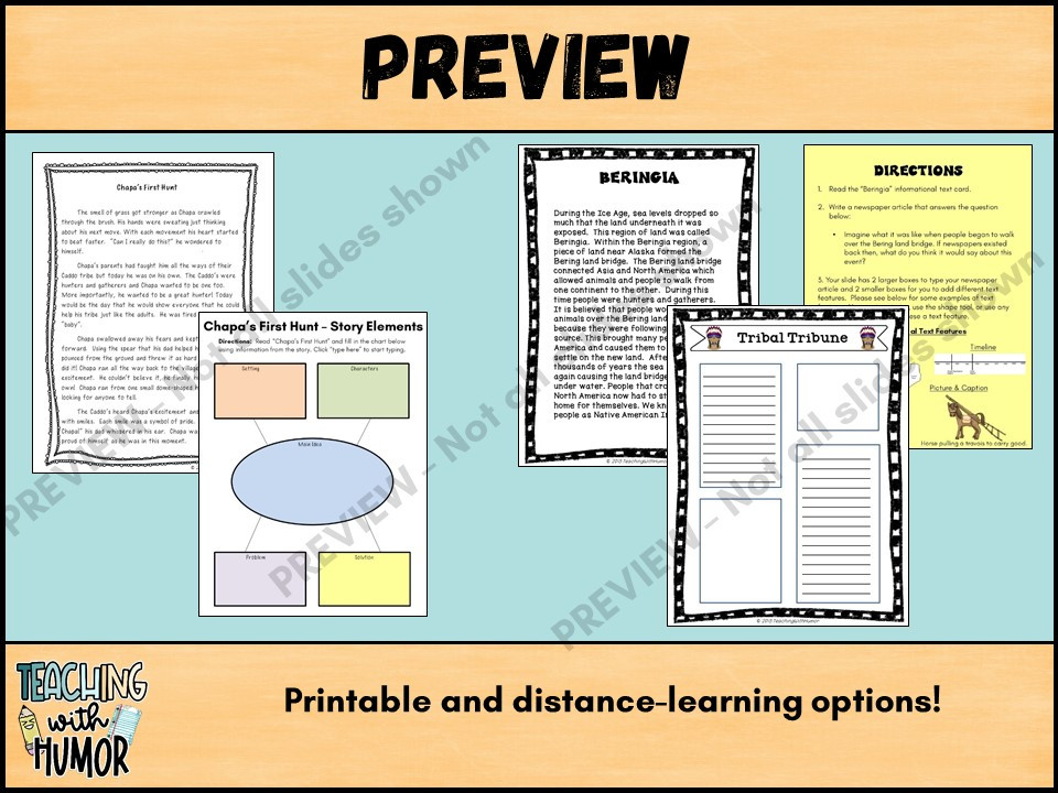 American Indian Life in Texas - Unit BUNDLE! - Amped Up Learning