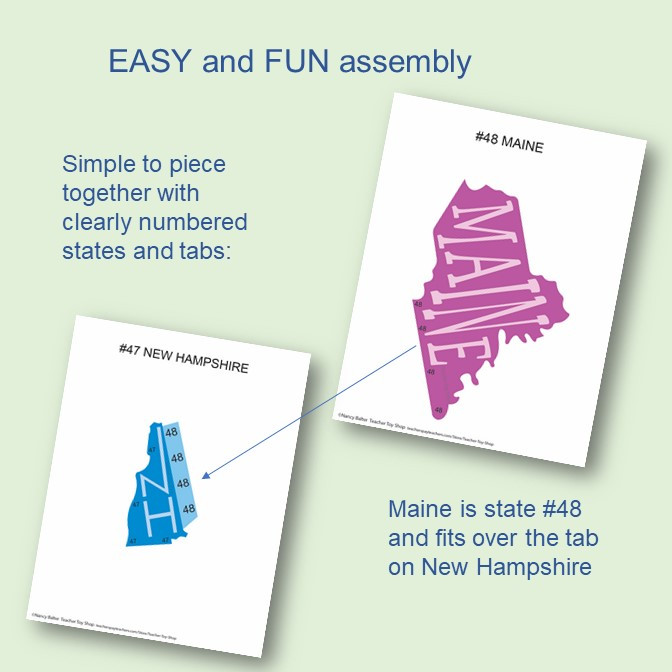 Geography USA Mini Make a Map Activity - Amped Up Learning