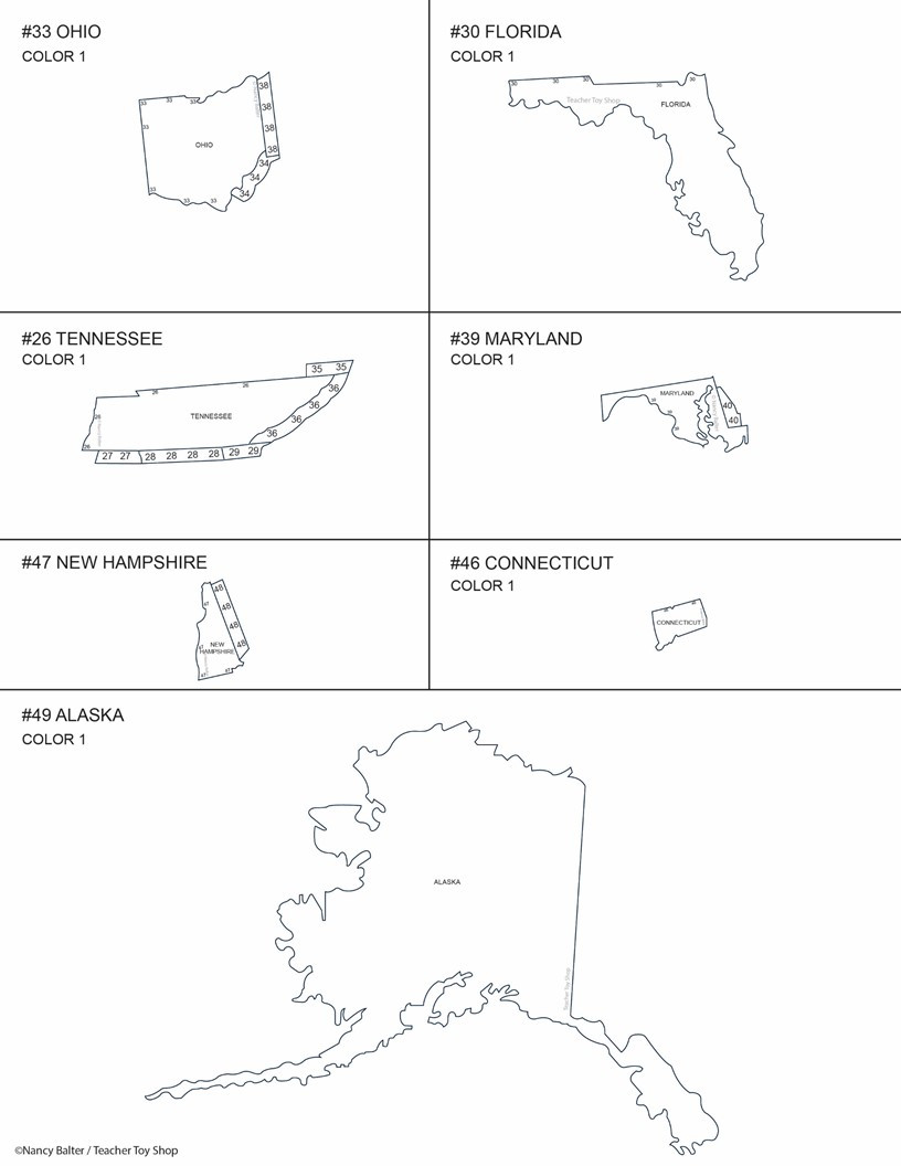 Geography USA Mini Make a Map Activity - Amped Up Learning