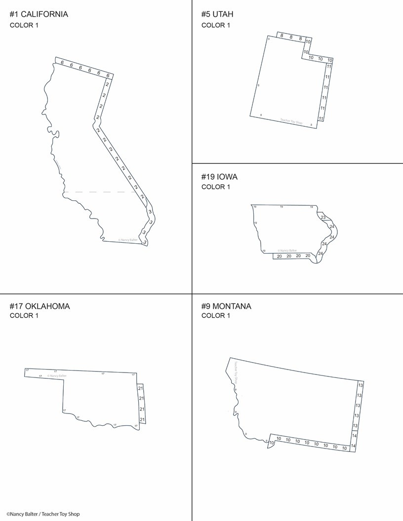 Geography USA Mini Make a Map Activity - Amped Up Learning