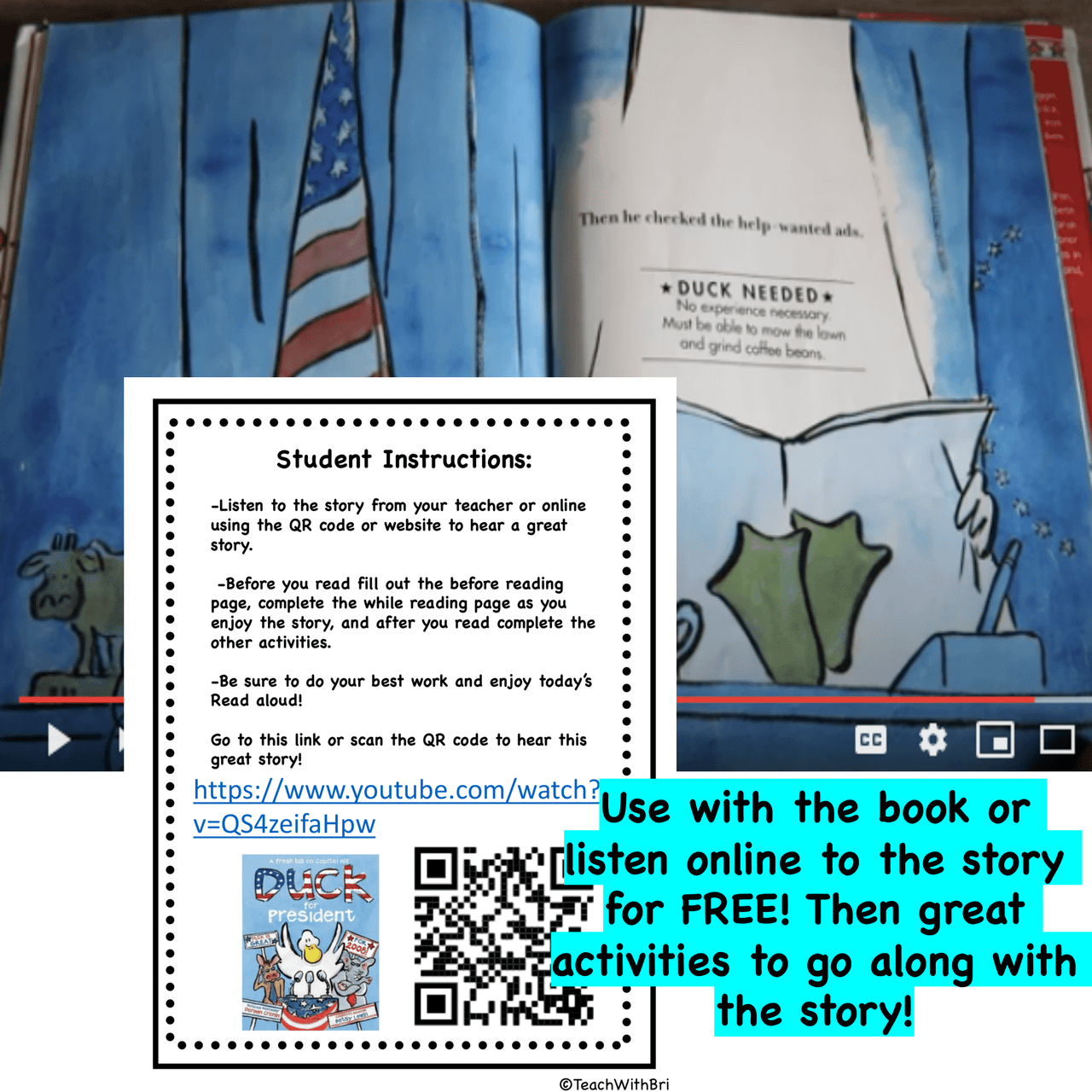 Virtual Read-A-Loud - Duck for President
