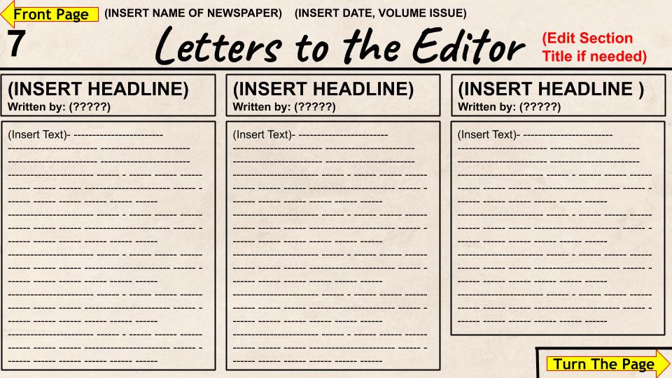 Virtual Interactive Newspaper Project! - Amped Up Learning