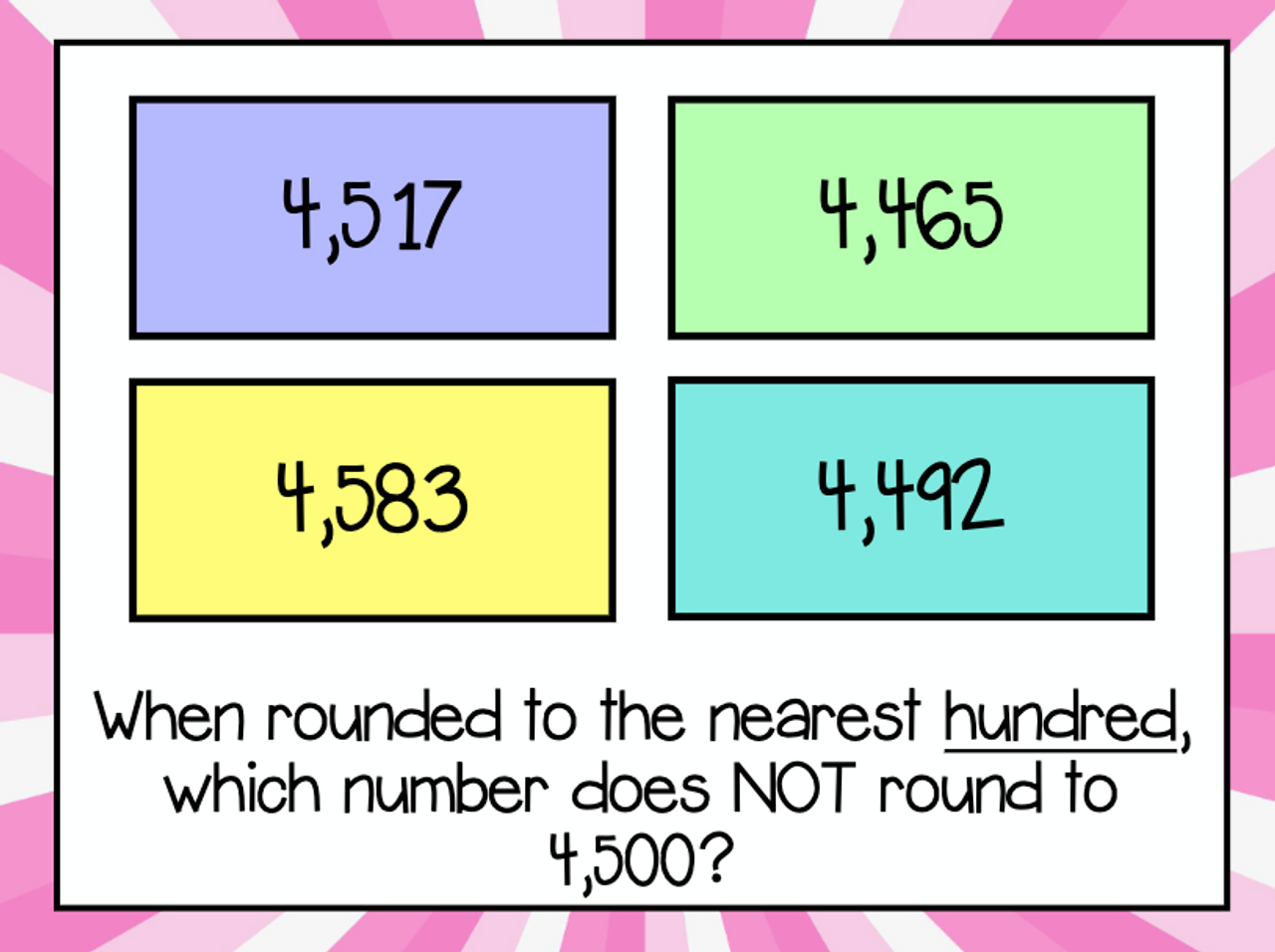 4th Grade Rounding to the Millions Digital Boom Cards for Distance Learning