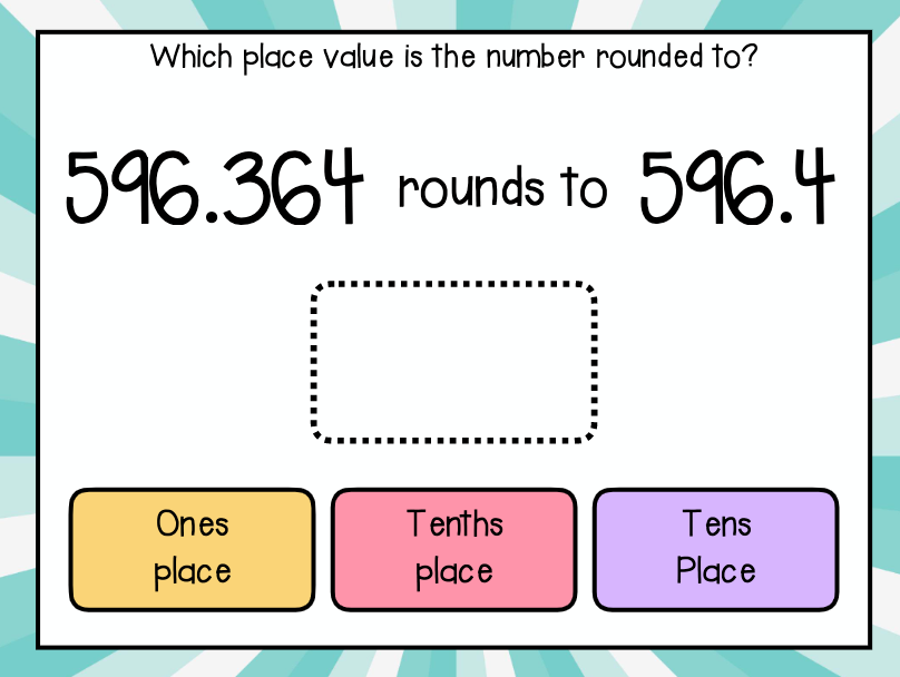 5th Grade Rounding Decimals Digital Boom Cards for Distance Learning