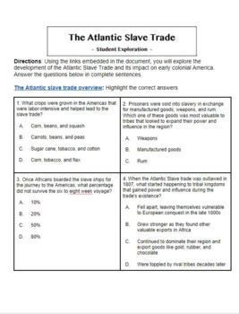The Growth of Slavery in the Americas Distance Learning
