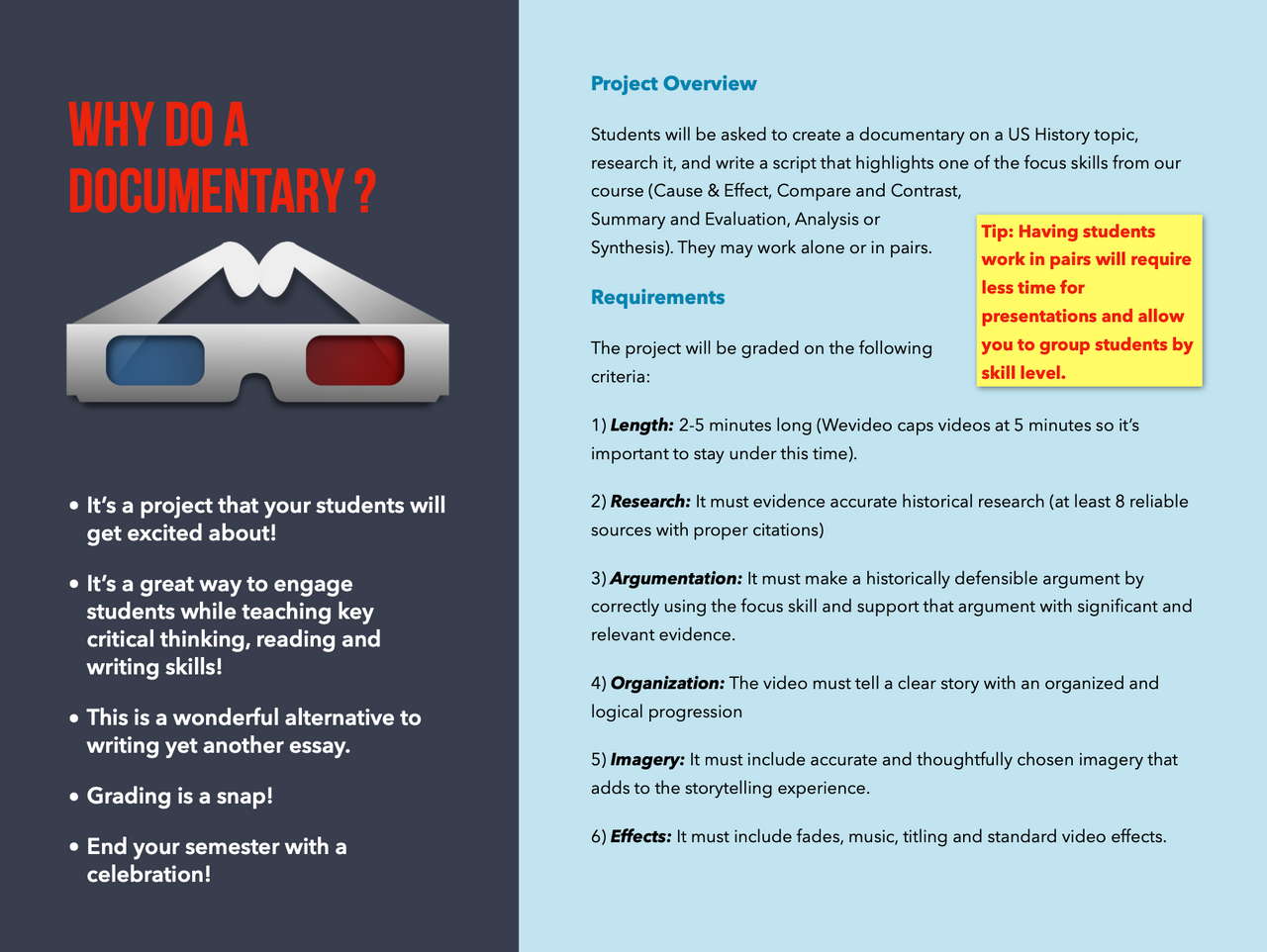 Documentary Project (US History Edition)