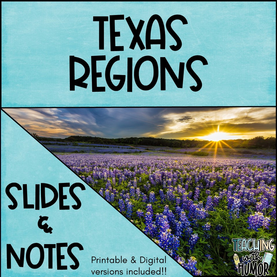 Texas Regions Unit BUNDLE - Amped Up Learning