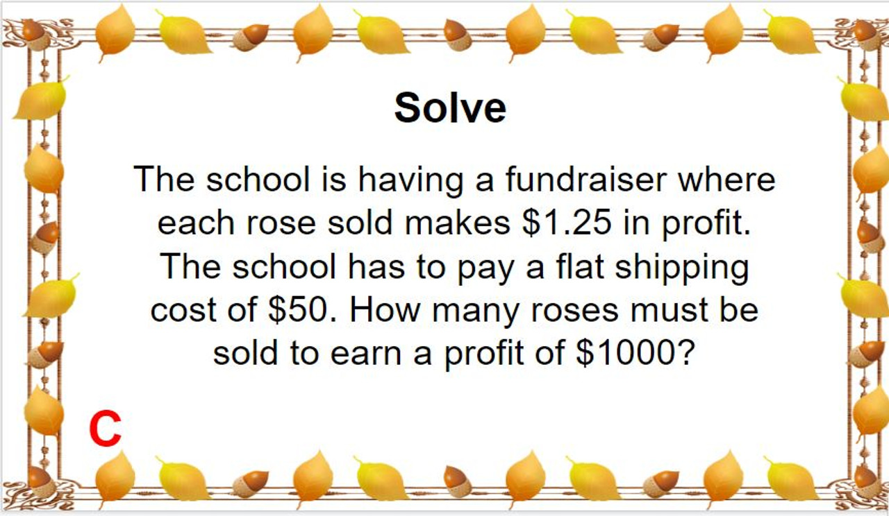 Two-Step Equation Word Problems - Google Slides Riddle - 10 Problems