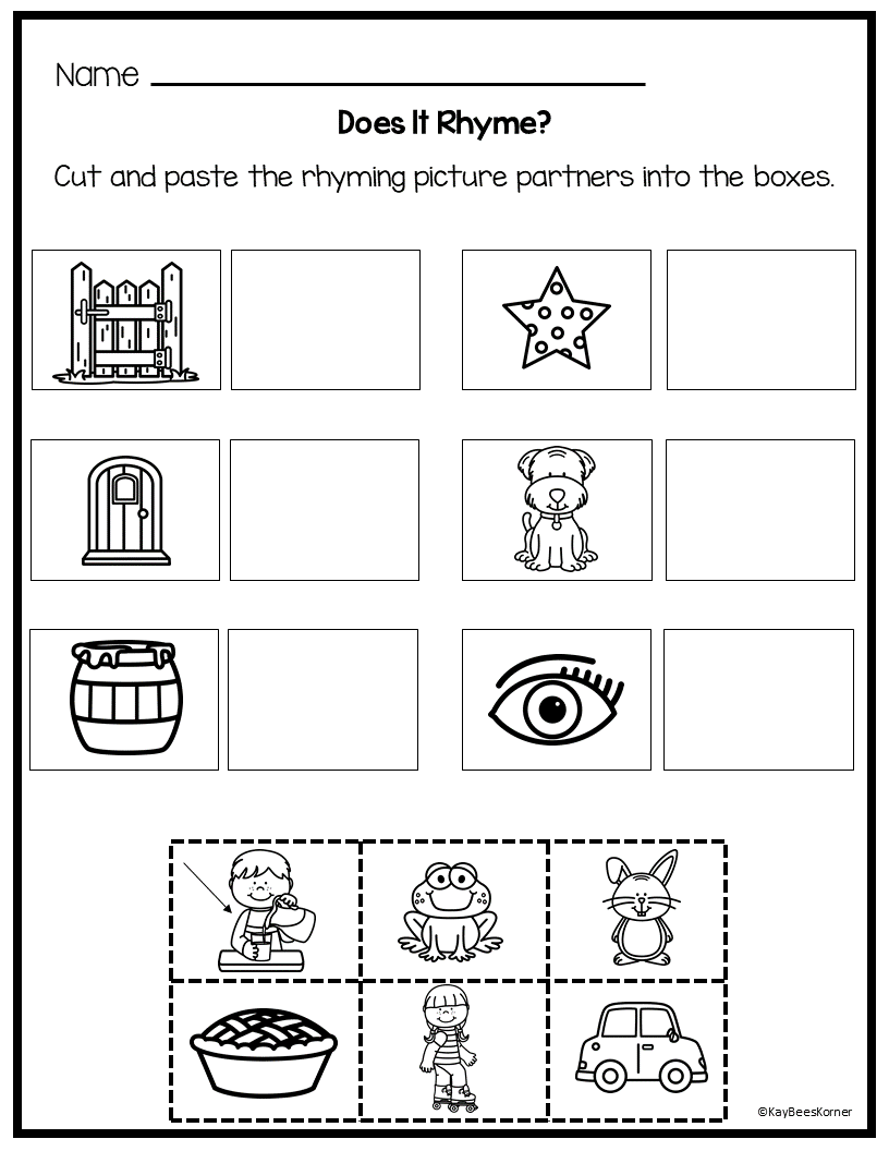Rhyming Activity Pack