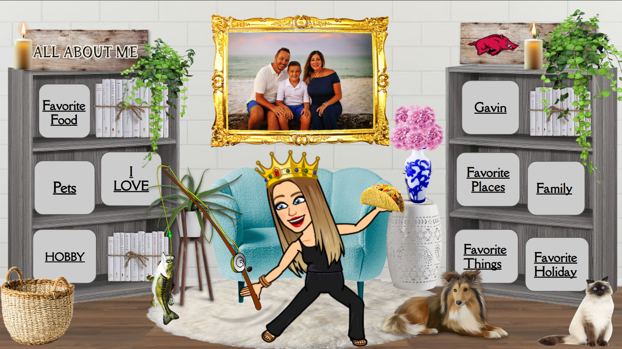 Bitmoji Classroom - ALL ABOUT ME for Teachers