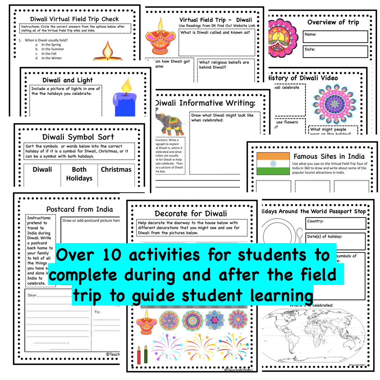 Holidays Around the World Virtual Field Trip- Diwali