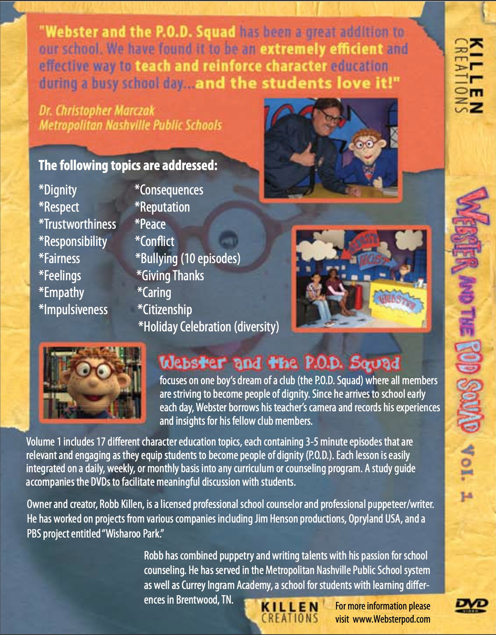 Webster and the P.O.D. Squad (Responsibility - 5 episodes)