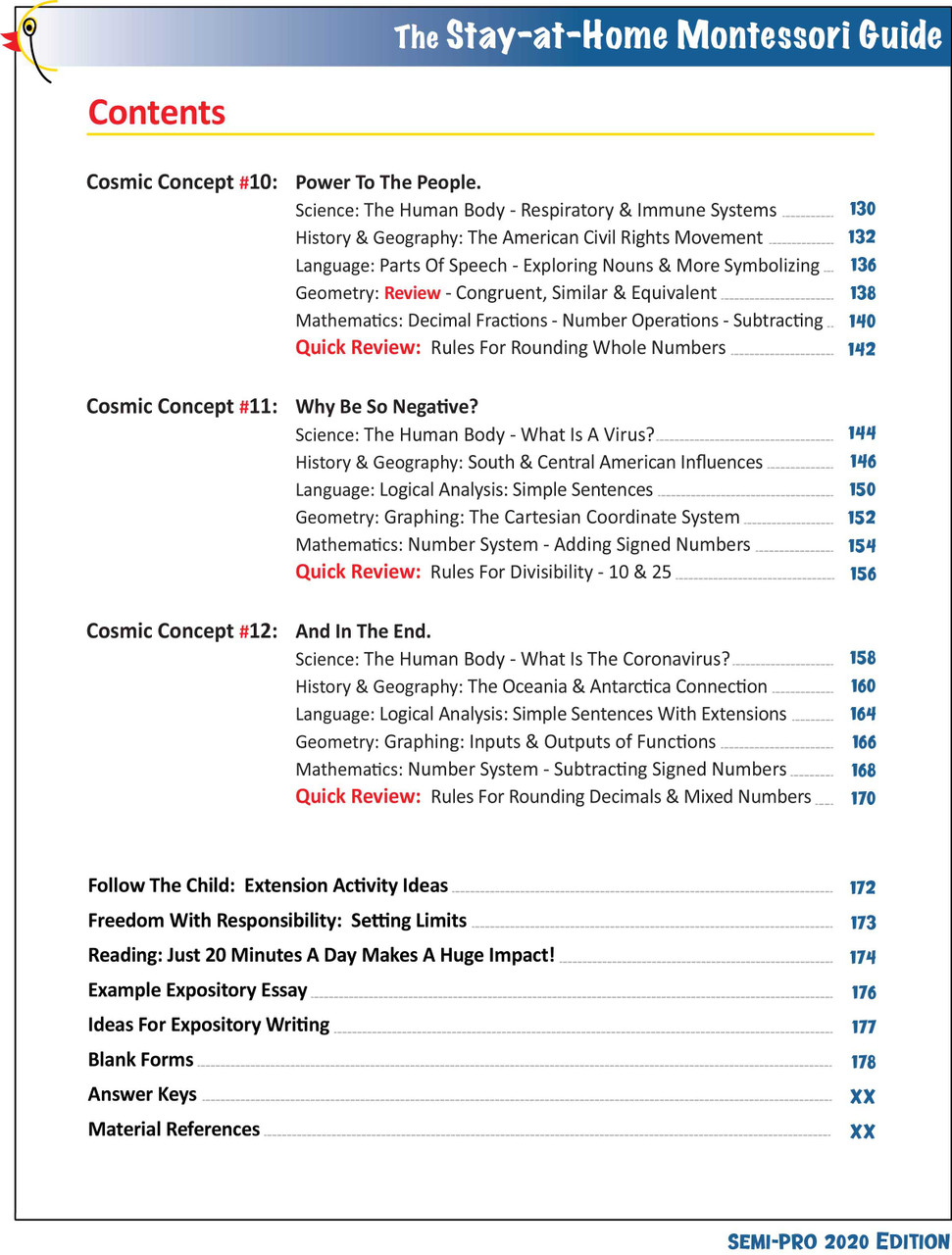 Montessori Cosmic Guide: Elementary Montessori & Homeschool Learning ...